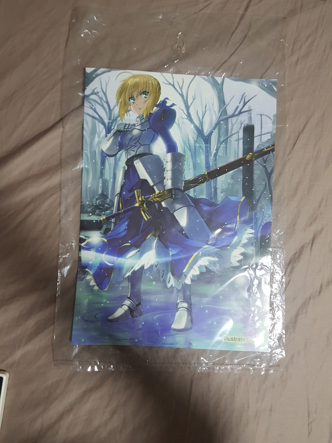 Fate stay: Saber poster, Hobbies & Toys, Memorabilia & Collectibles ...