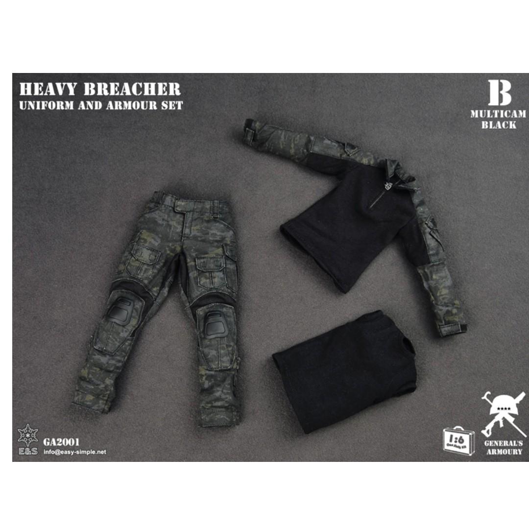 GA2001-B - "Heavy Breacher" Uniform and Armour Set (Multicam Black ...