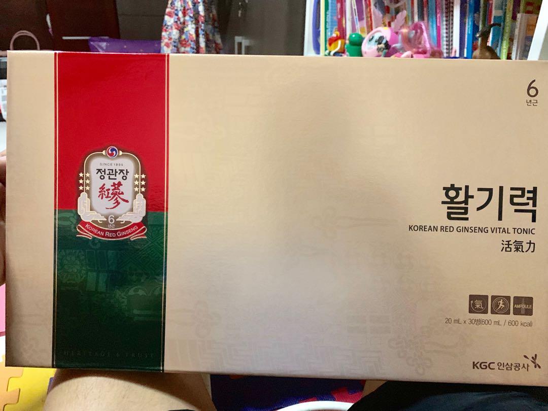 Flash SALE!!! KGC Korean Red Ginseng Vital Tonic, Health & Nutrition, Health Supplements, Health ...