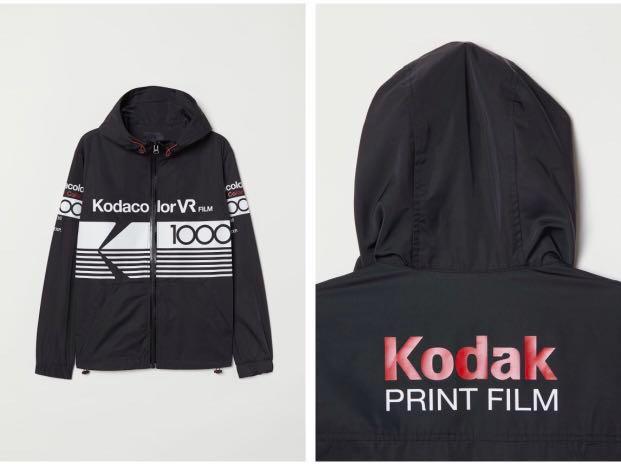 Kodak x HM Oversize Hood Jacket, Men's Fashion, Coats, Jackets and ...