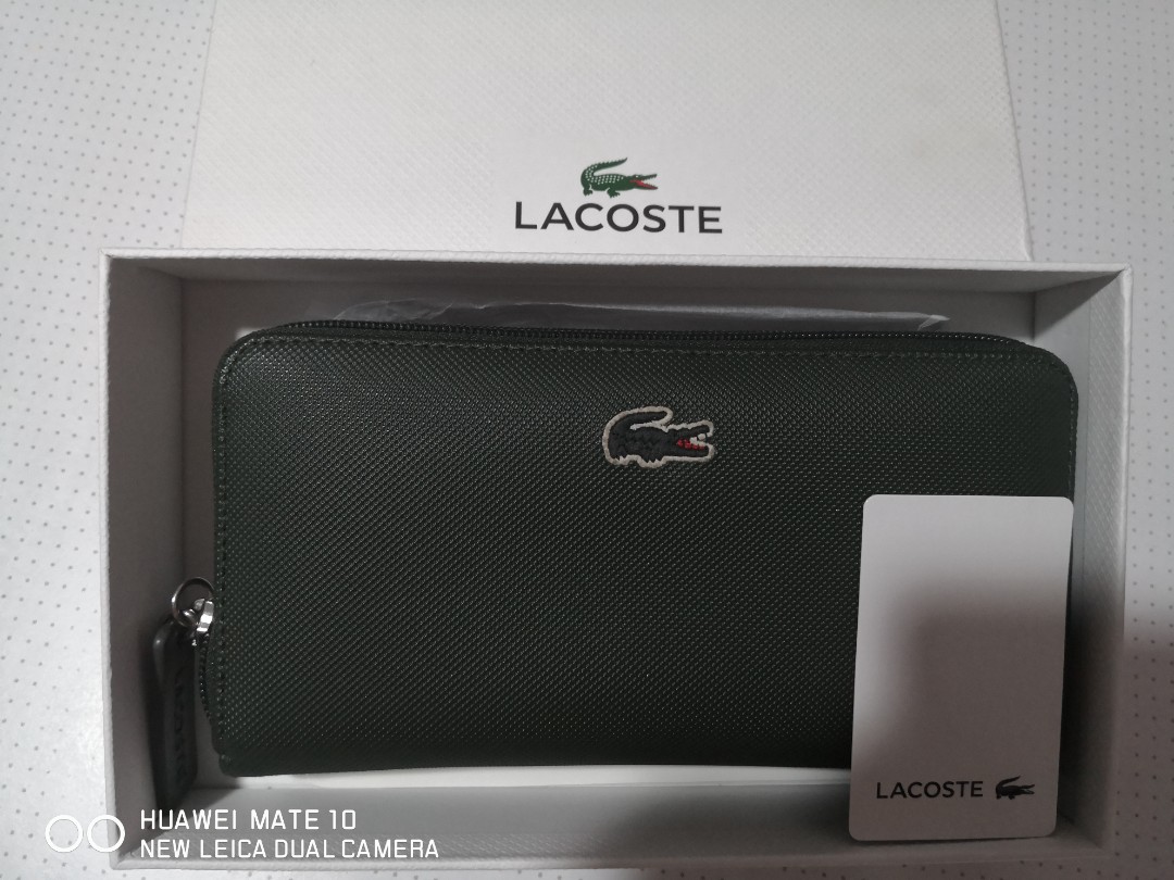 Lacoste Long Wallet, Women's Fashion, Bags & Wallets, Wallets & Card ...