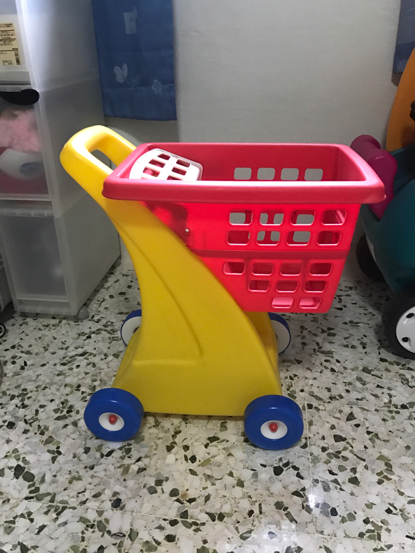 Little tikes Supermarket trolley cart, Babies & Kids, Baby Nursery ...