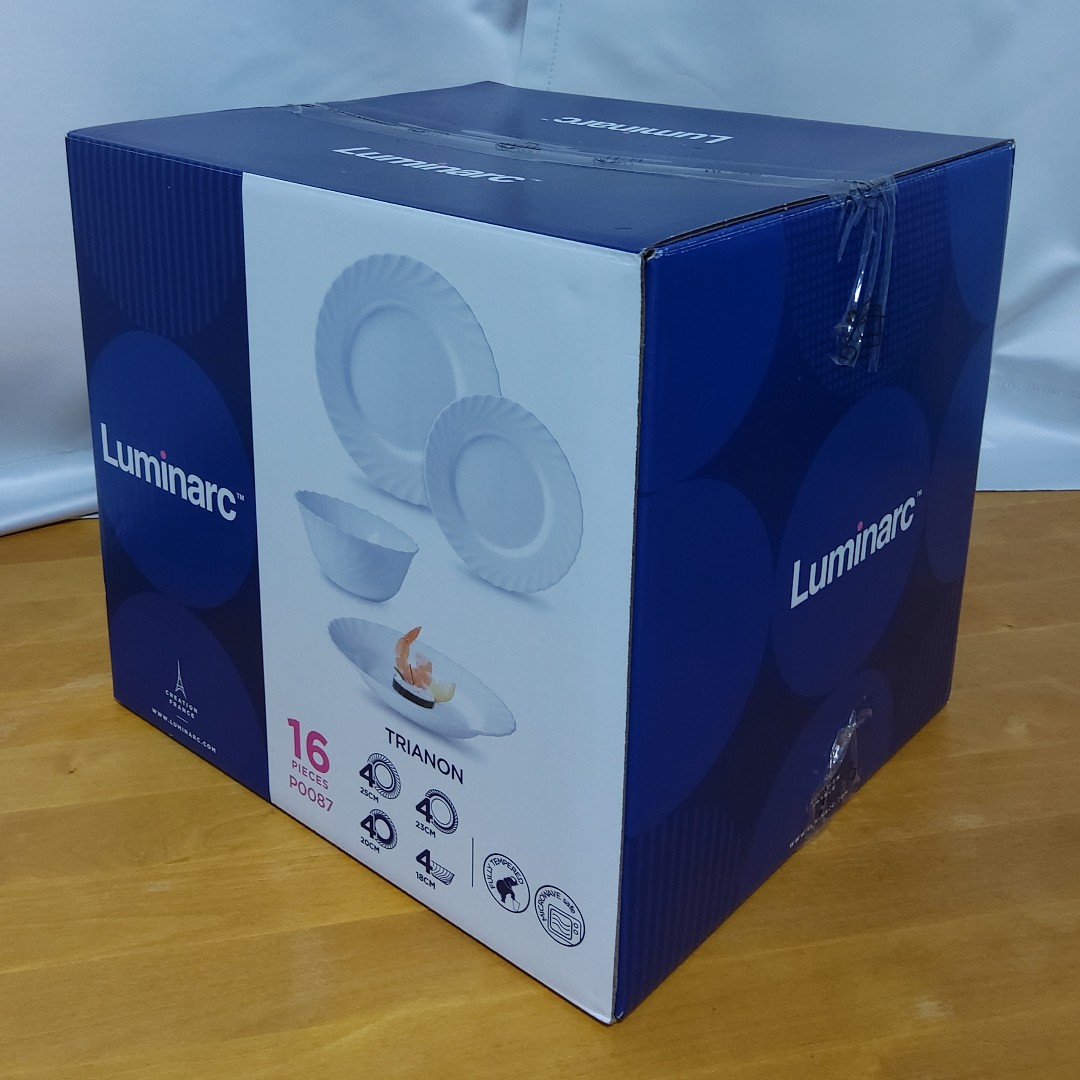 Luminarc Trianon Set 16 pcs, Furniture & Home Living, Kitchenware ...