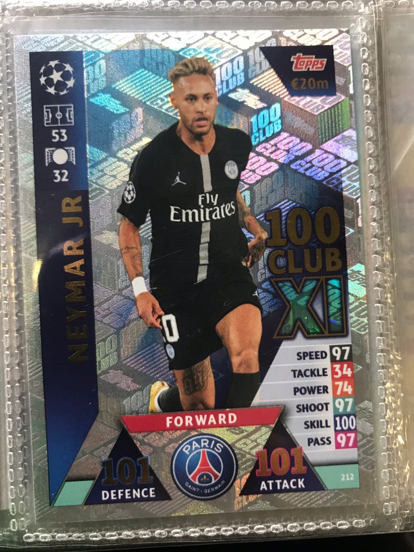Match Attax Neymar 101, Hobbies & Toys, Toys & Games on Carousell