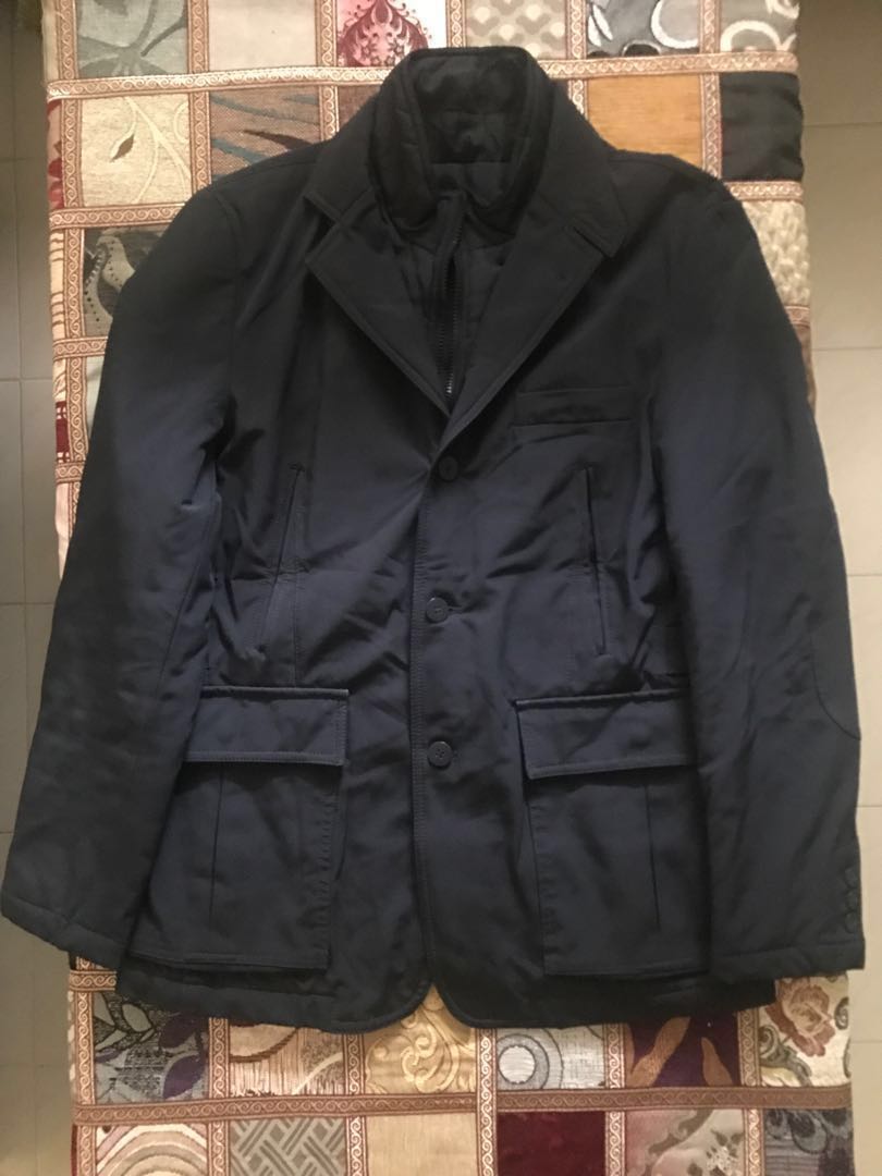 Men's Navy Blue Winter Jacket , Men's Fashion, Coats, Jackets and ...