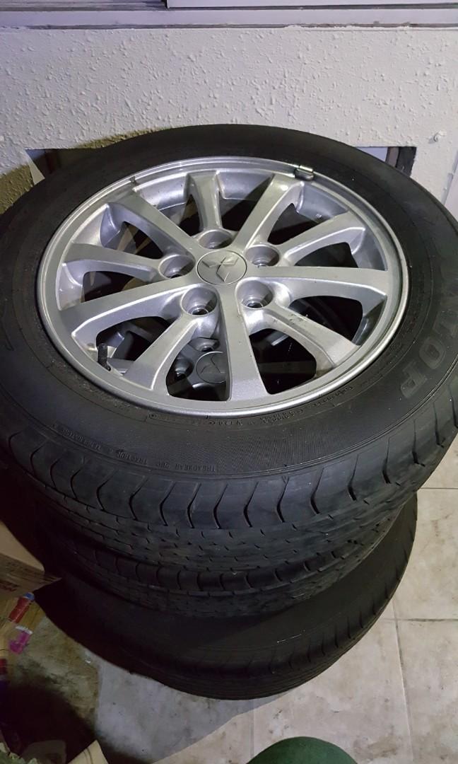 Original Mitsubishi Lancer Mags /Tires, Car Parts & Accessories on ...