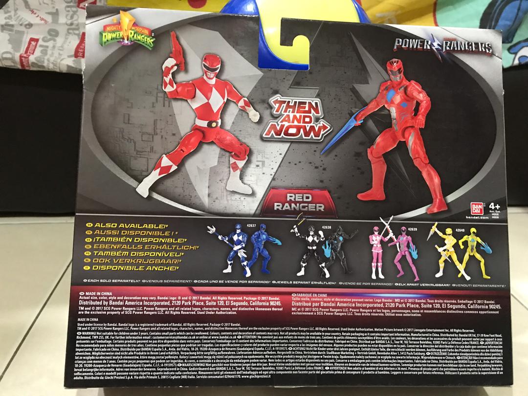 Power Rangers Saban Red Old and New form Action Figures, Hobbies & Toys ...