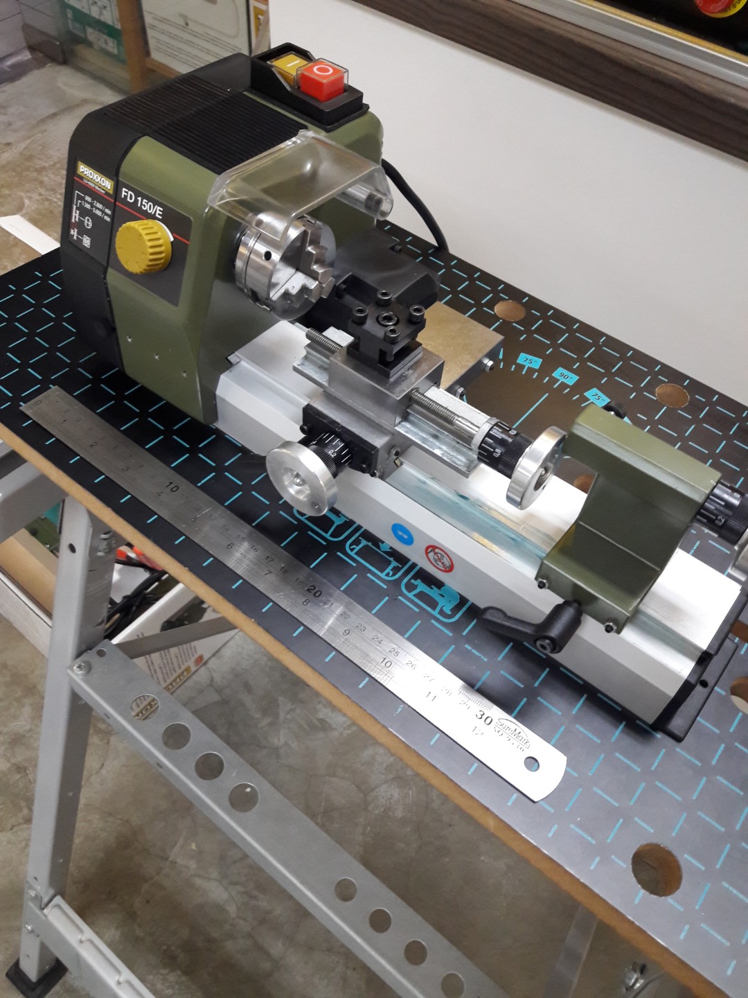 Proxxon FD150 desktop mini lathe machine, Furniture & Home Living, Home ...