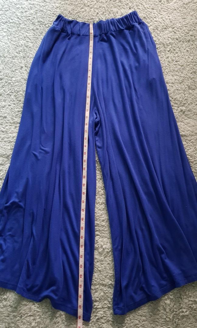 Royal Blue Palazzo Pants, Women's Fashion, Bottoms, Other Bottoms on ...