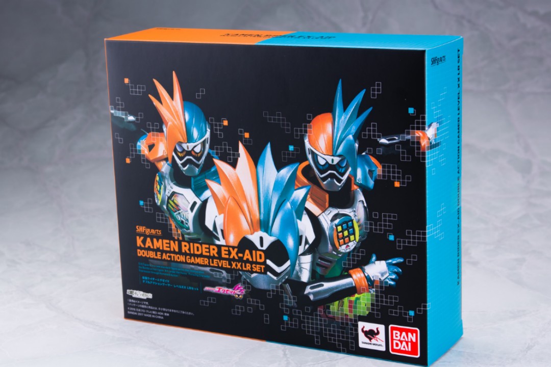 SHF Kamen Rider Ex-Aid ExAid Double Action Gamer Level XX LR Set Masked ...