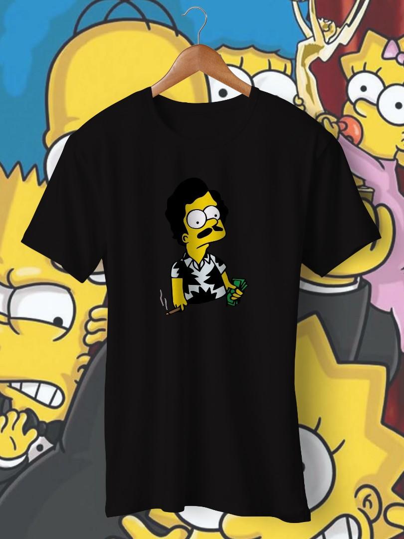 Simpson Bart, Men's Fashion, Tops & Sets, Formal Shirts on Carousell