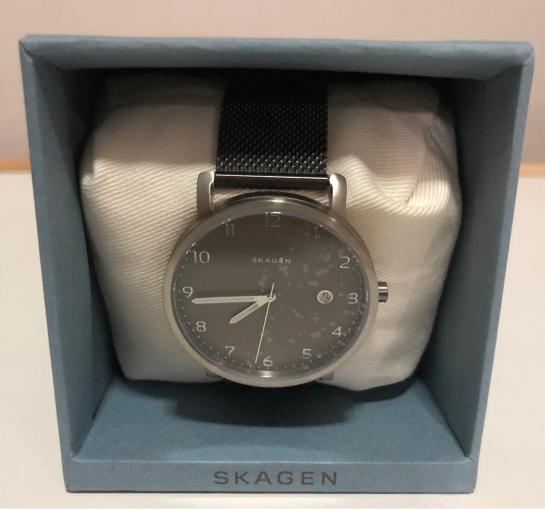 SKAGEN Hagen Grey Dial Titanium Case Watch SKW6307, Men's Fashion ...