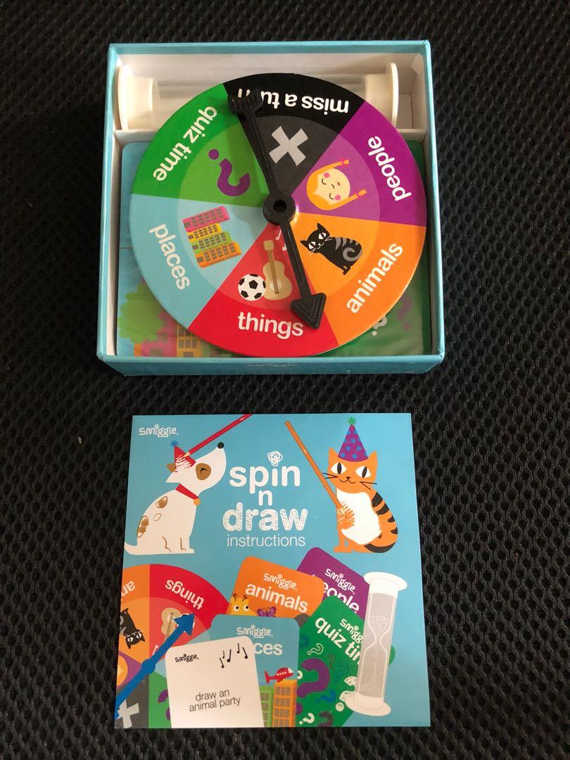 Smiggle Spin n Draw Game, Hobbies & Toys, Toys & Games on Carousell