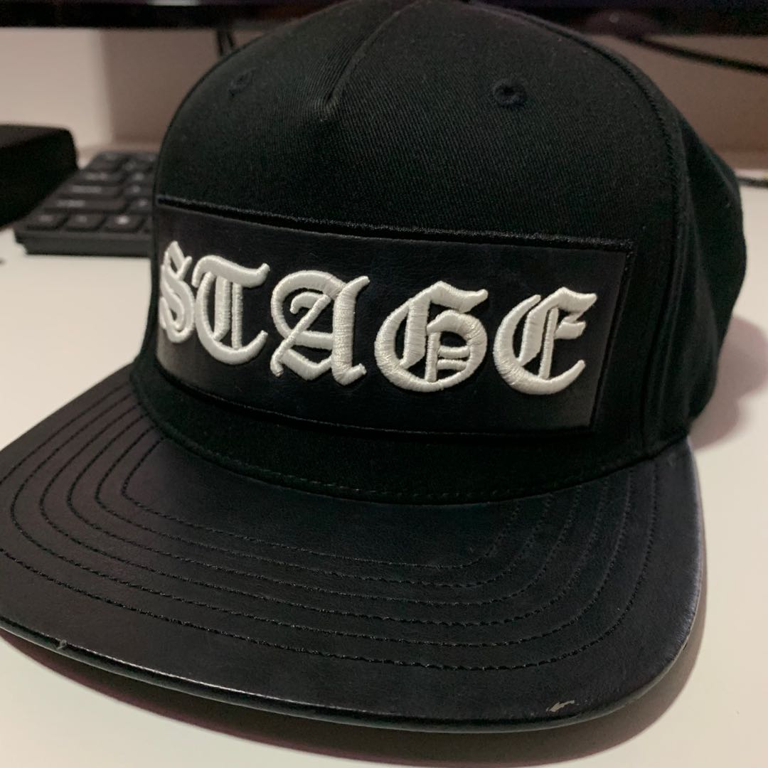 STAGE wording Snapback Cap, Men's Fashion, Watches & Accessories, Caps ...
