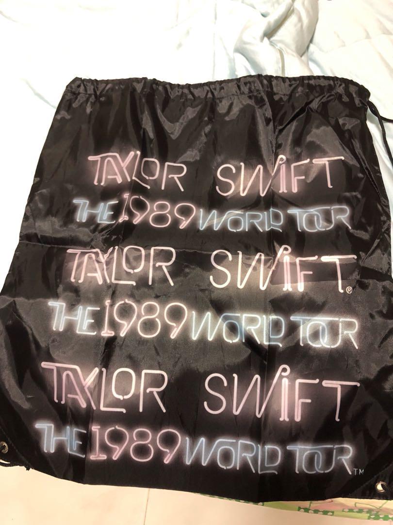 Taylor Swift 1989 drawstring, Women's Fashion, Bags & Wallets, Tote ...
