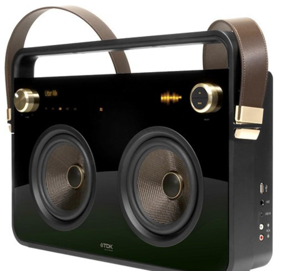 TDK original 2 speaker Boombox. Well-maintained., Audio, Soundbars ...