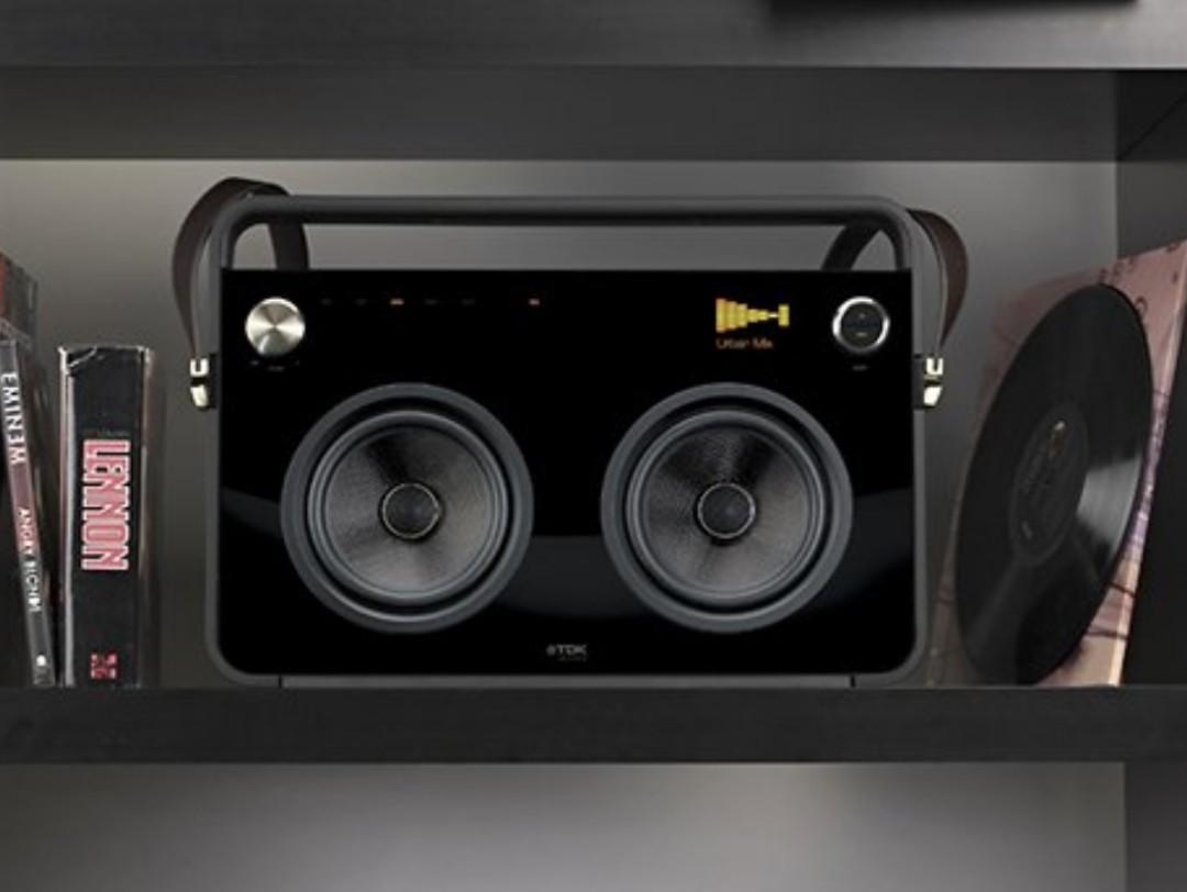 TDK original 2 speaker Boombox. Well-maintained., Audio, Soundbars ...