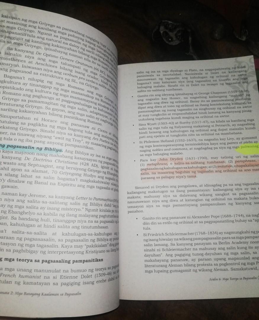 Teksbuk sa Pagsasalin, Hobbies & Toys, Books & Magazines, Children's ...