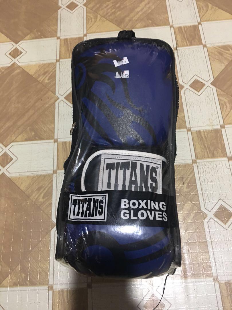 Titans Boxing Gloves Tribal Edition Size 14, Sports Equipment, Other ...