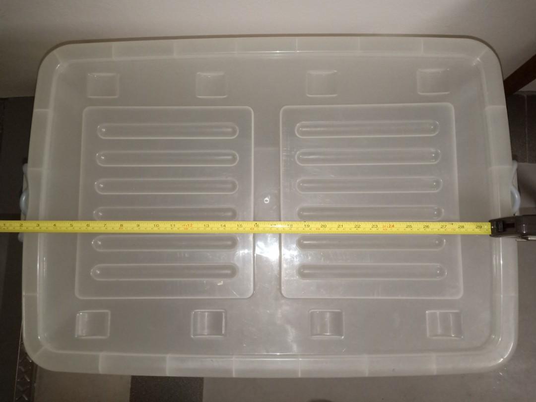 TOYOGO STORAGE BOX WITH COVER 221L -9810, Furniture & Home Living ...