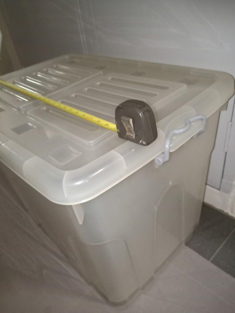 TOYOGO STORAGE BOX WITH COVER 221L -9810, Furniture & Home Living ...