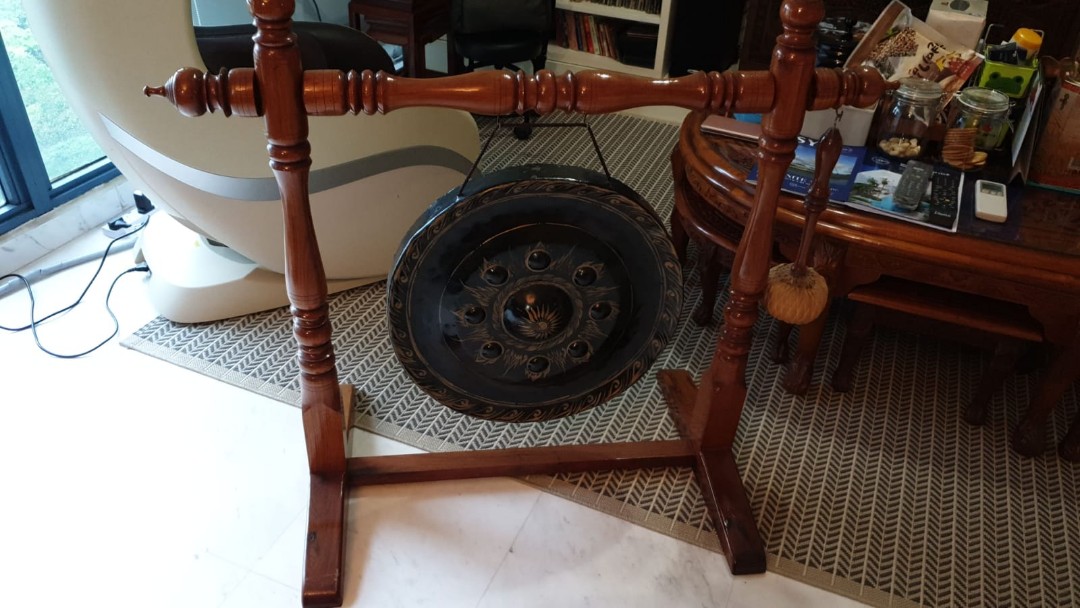 Traditional Gong Bell. Original from Thailand., Furniture & Home Living ...