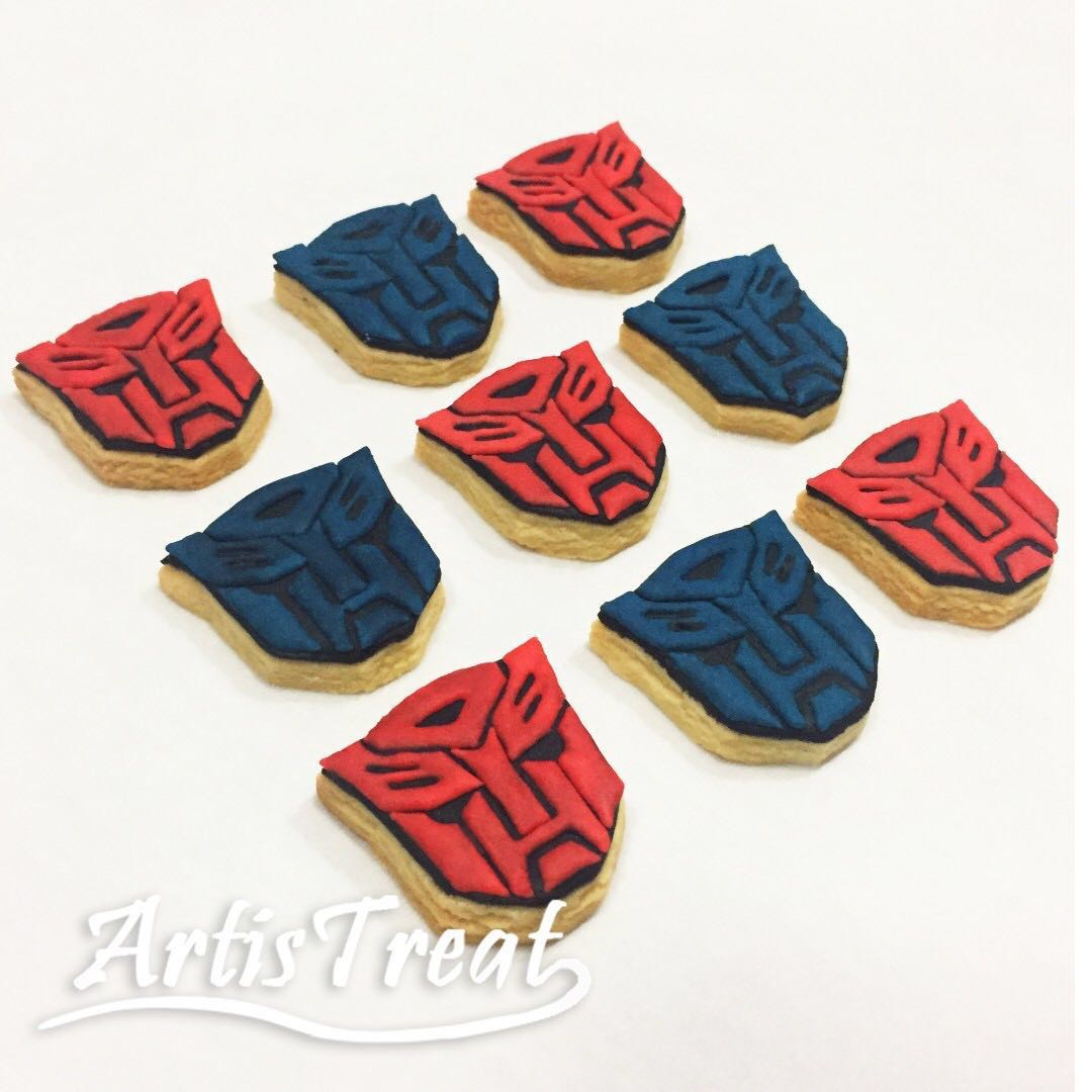 Transformers Themed Sugar Cookies (Optimus Prime), Food & Drinks ...