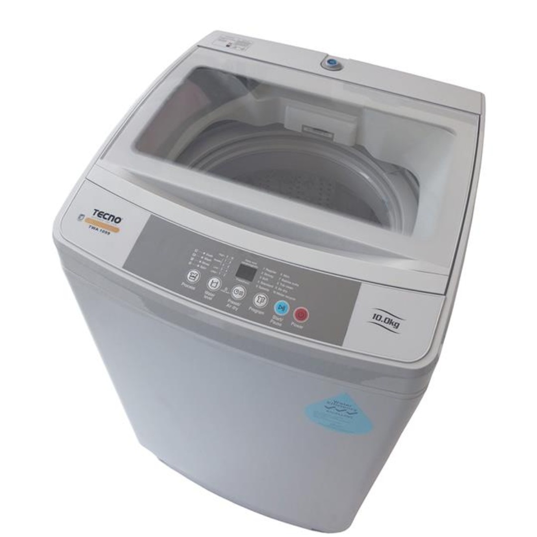 TWA 1099 TECNO 10Kg Fully Automatic Fuzzy Logic Washer, TV & Home ...