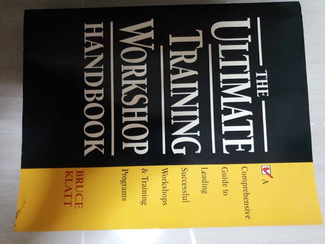 Ultimate Training Workshop Handbook, Hobbies & Toys, Books & Magazines ...