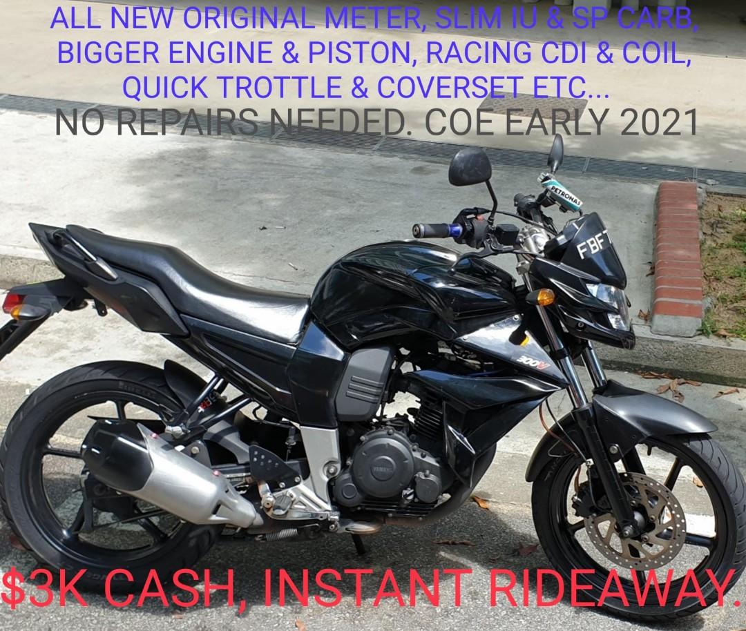 Yamaha FZ 16 (COE till Early 2021), Motorcycles, Motorcycles for Sale ...