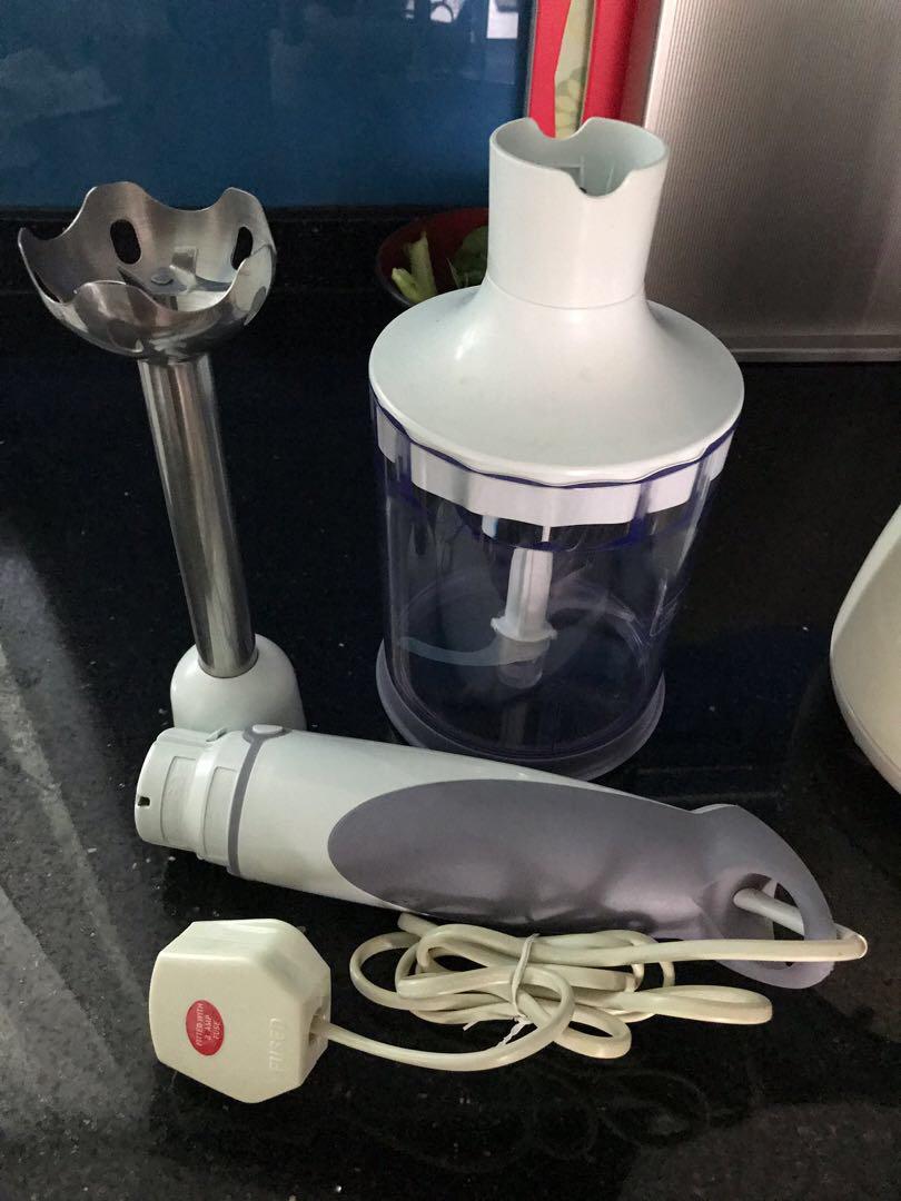 Blender handheld type with container, TV & Home Appliances, Kitchen ...