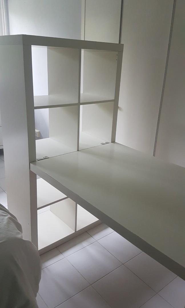 Ikea Study Table and storage, Furniture & Home Living, Furniture ...