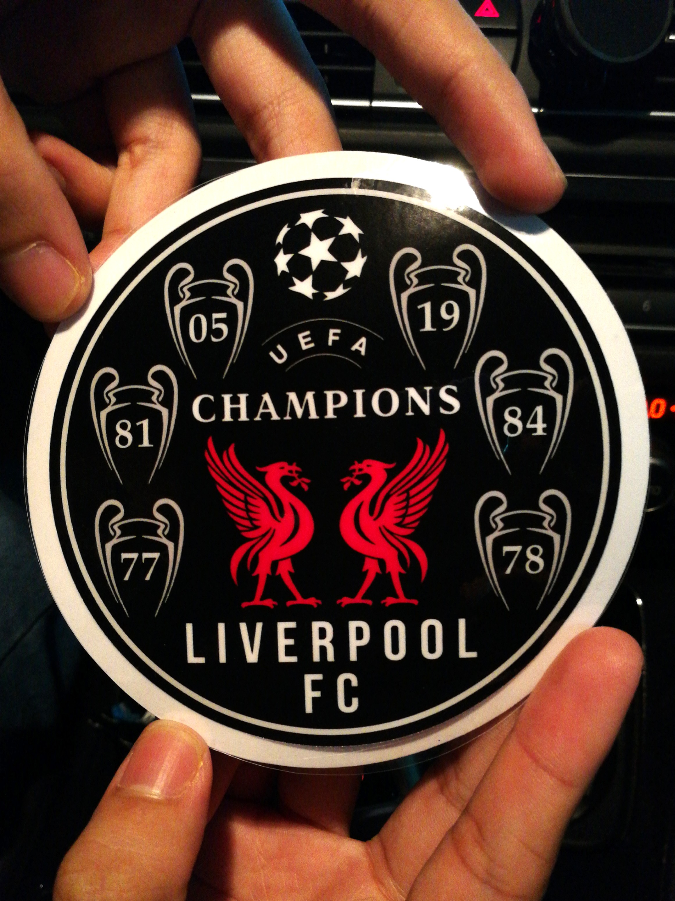 Static Cling Car Decals : LFC / Liverpool Football Club / Liverpool FC ...