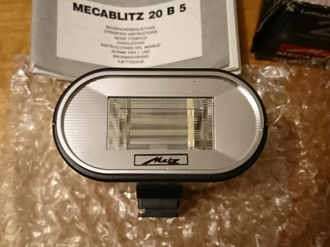 Metz Mecablitz 20 B-5 相機 閃光燈 Germany 德國, 攝影器材, 攝影配件, 腳架 - Carousell