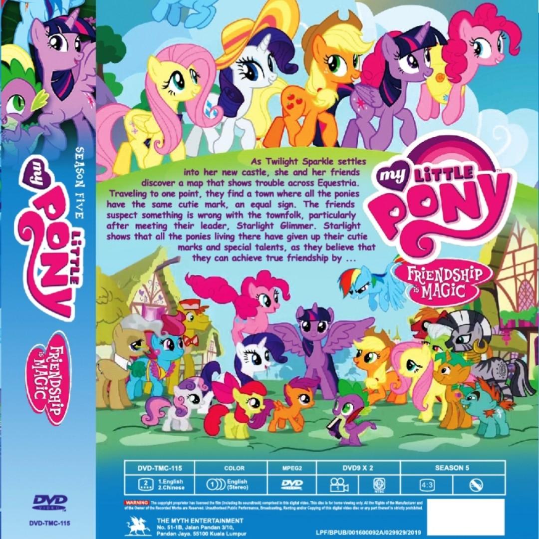 My Little Pony Friendship Is Magic Season 5 DVD, Hobbies & Toys, Music ...