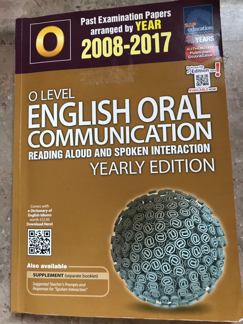 O level English Oral Communication reading aloud and spoken interaction ...