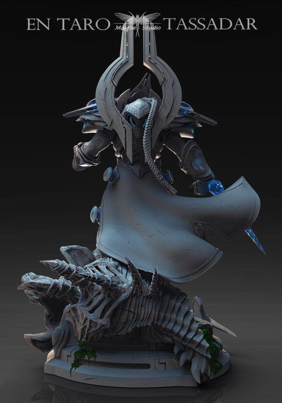 [PO] Starcraft Statue Protoss Artanis, Hobbies & Toys, Toys & Games on ...