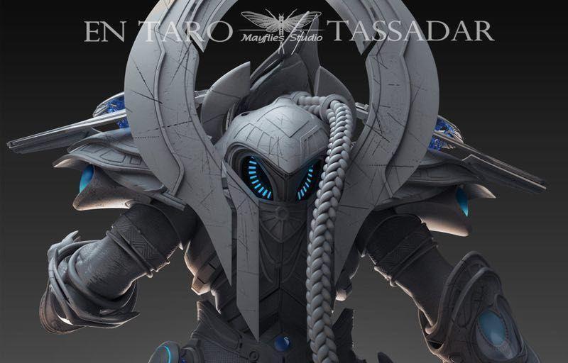 [PO] Starcraft Statue Protoss Artanis, Hobbies & Toys, Toys & Games on ...