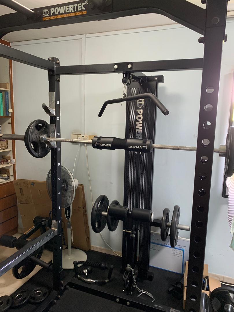 Powertec power rack, Sports Equipment, Exercise & Fitness, Cardio ...