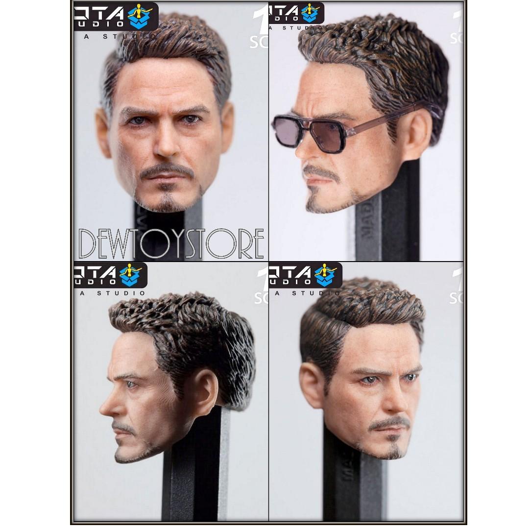 Nota Studio In Toy 1/12 Iron Man Tony Stark Head Sculpt - SHF Version ...