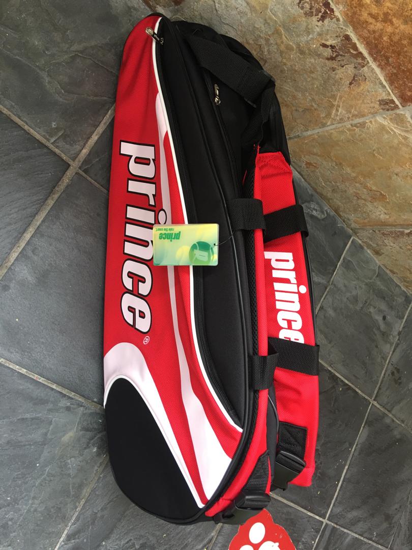 Prince 6 pce racket thermo bag, Sports Equipment, Sports & Games ...