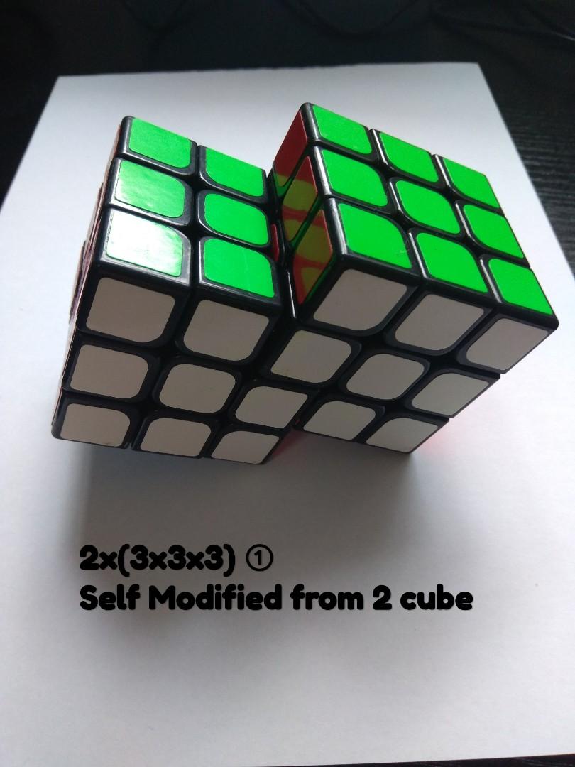 Self modified Cube 3 x 3 x 3, Hobbies & Toys, Toys & Games on Carousell