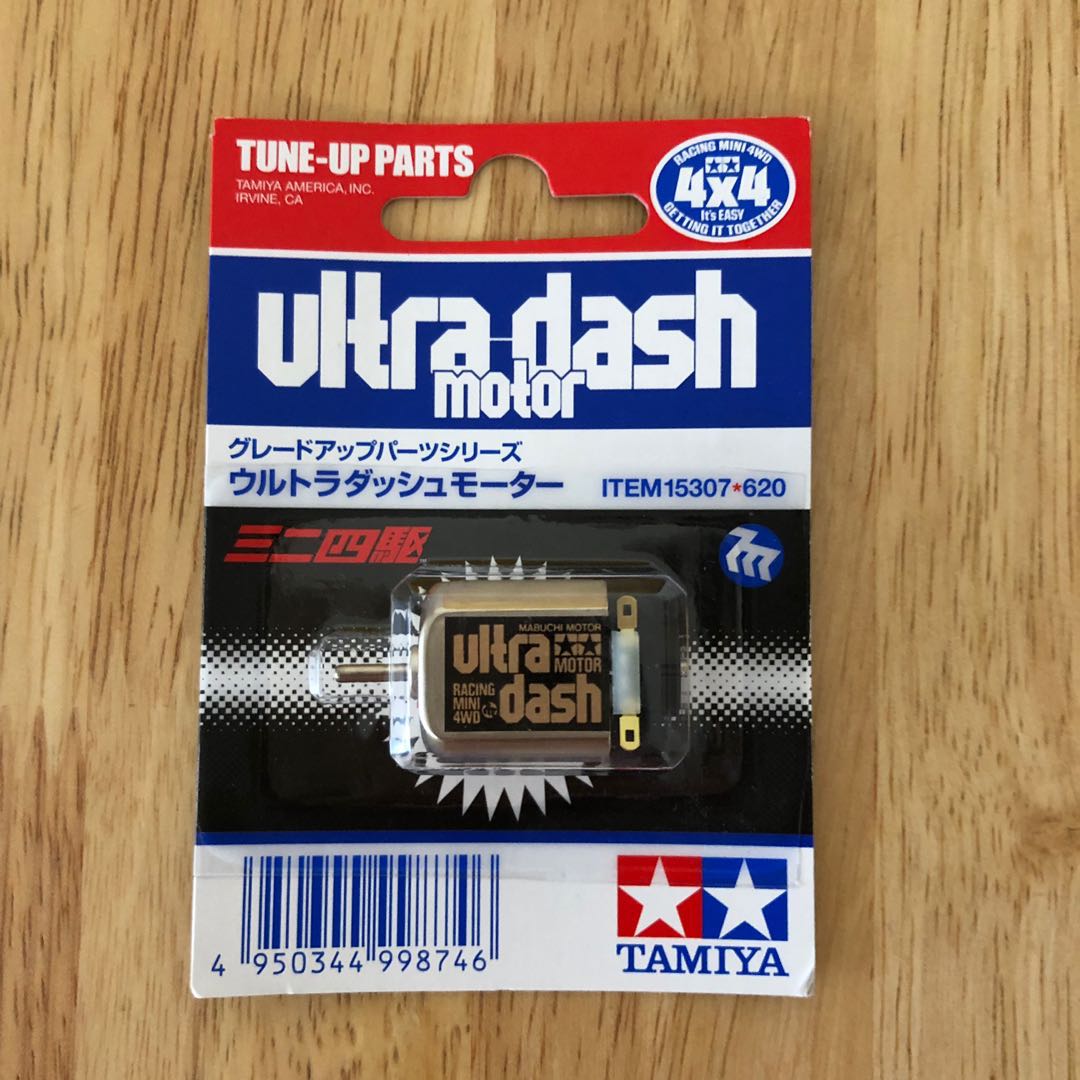 Tamiya Ultra Dash Mini 4WD Motor High RPM Single Shaft, Hobbies & Toys ...