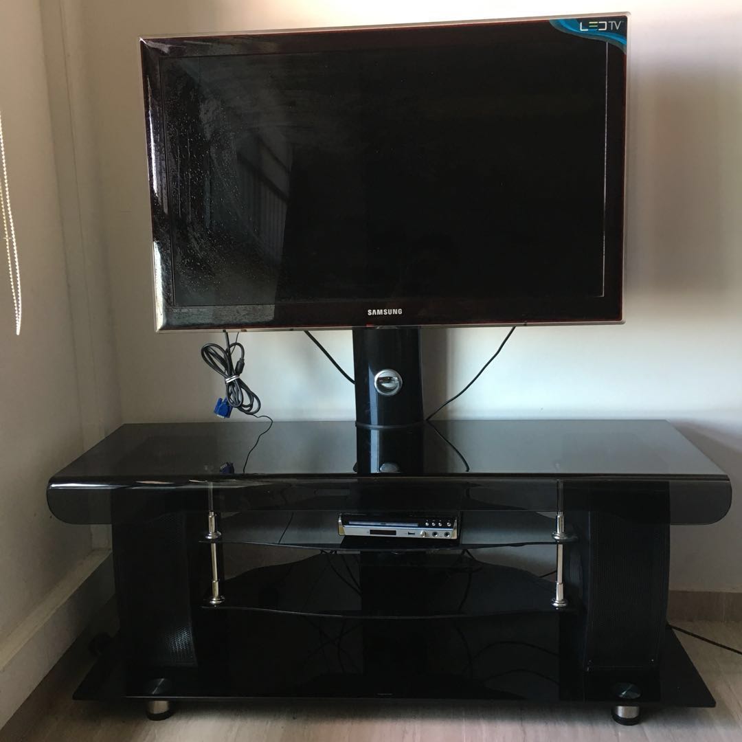 TV Console with built-in speaker system, Furniture & Home Living ...