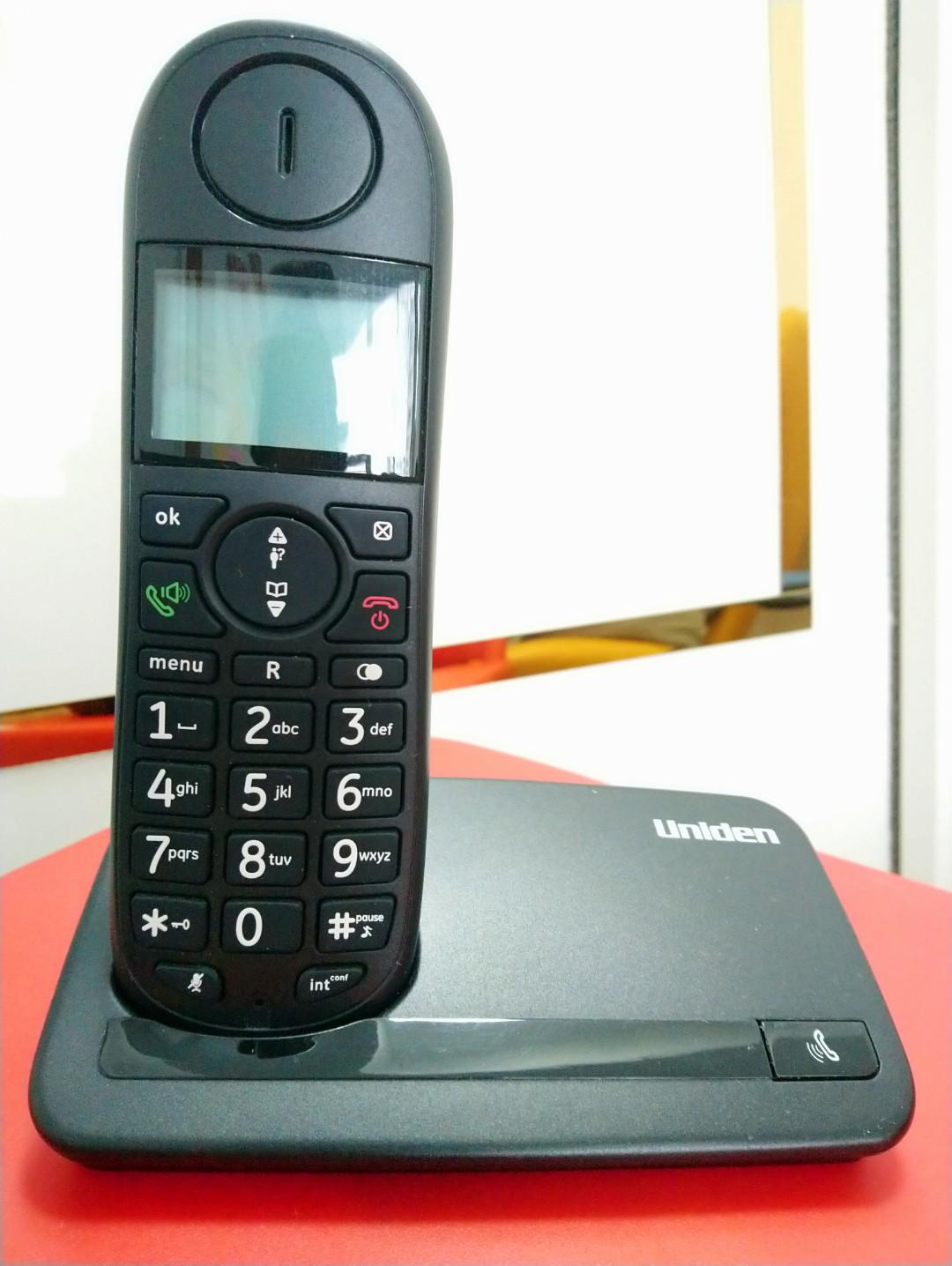 Uniden cordless phone AT4102 Black cordless phone, Mobile Phones ...