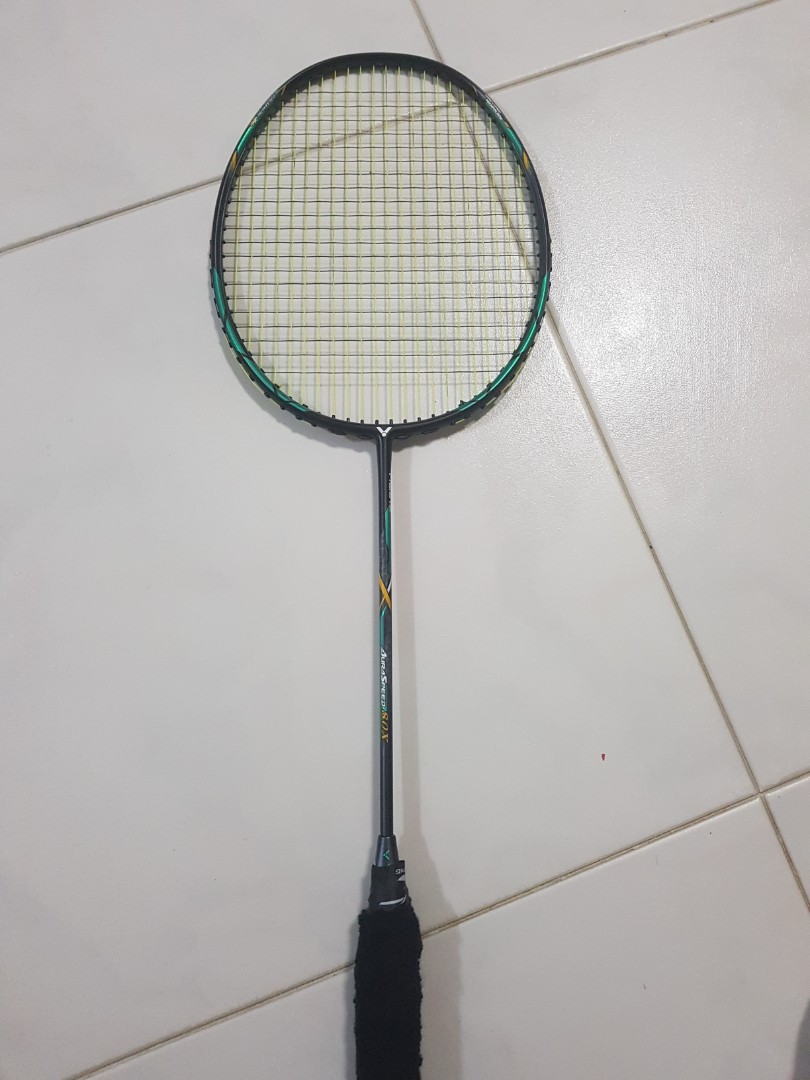 Victor auraspeed 80x racket, Sports Equipment, Sports & Games, Racket ...