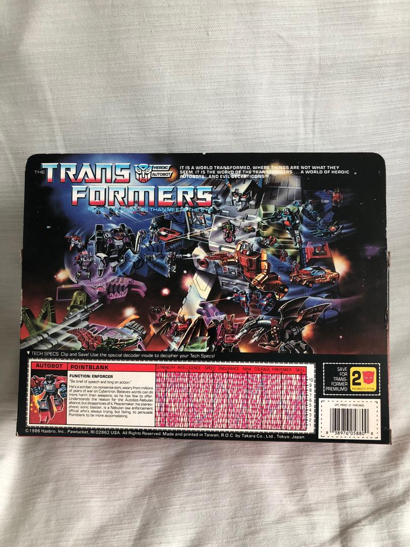 Vintage G1 Transformers Targetmaster Pointblank MISB, Hobbies & Toys ...