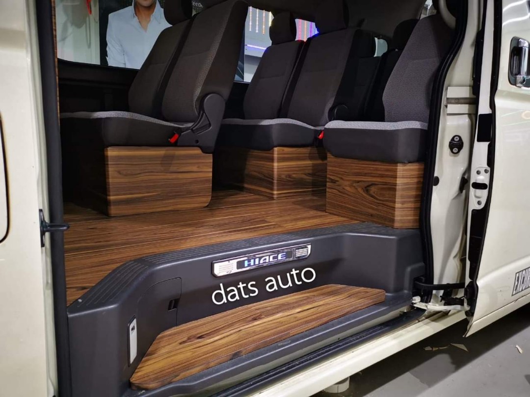 Vinyl Flooring For Hi-Ace! Best mod done for your daily drive! Easy ...