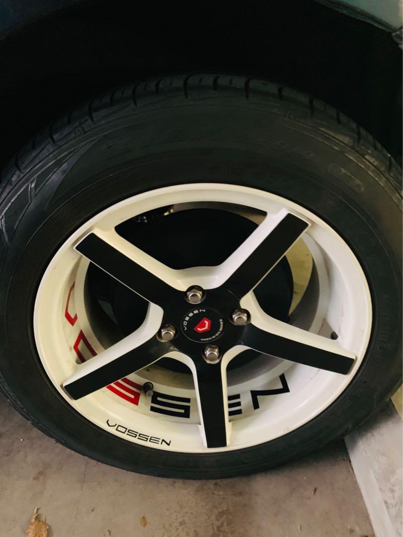 Vossen rim 15 inch, Car Accessories, Tyres & Rims on Carousell