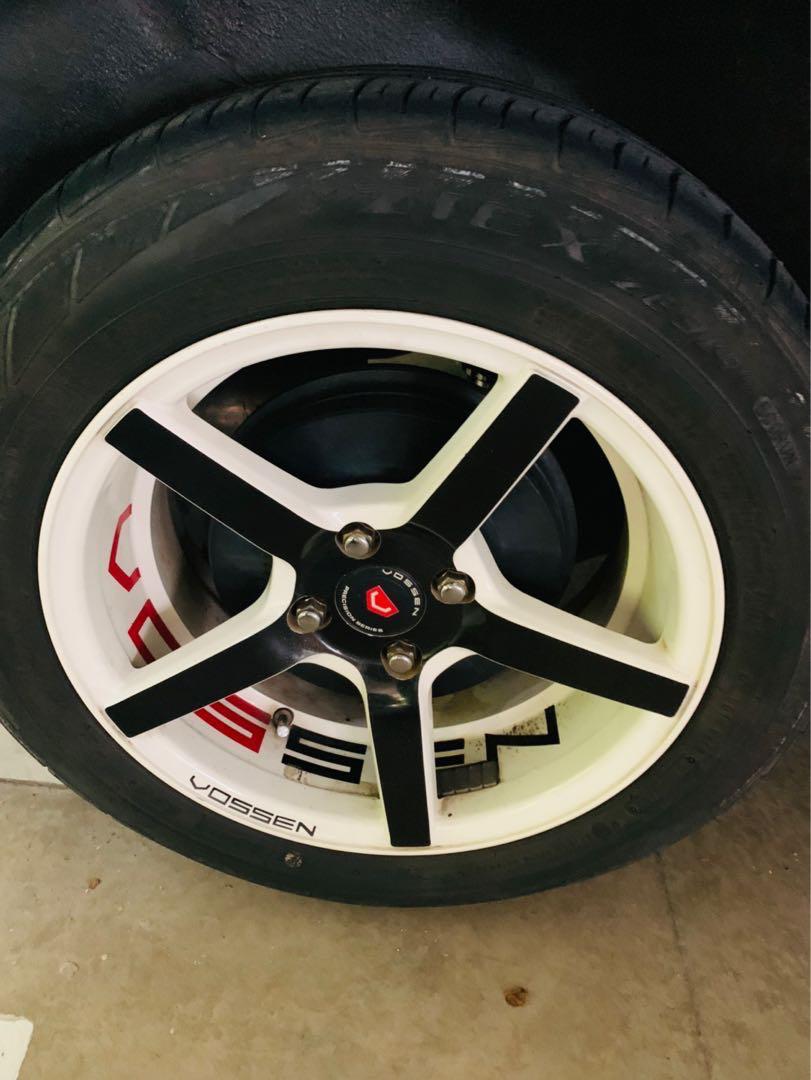 Vossen rim 15 inch, Car Accessories, Tyres & Rims on Carousell